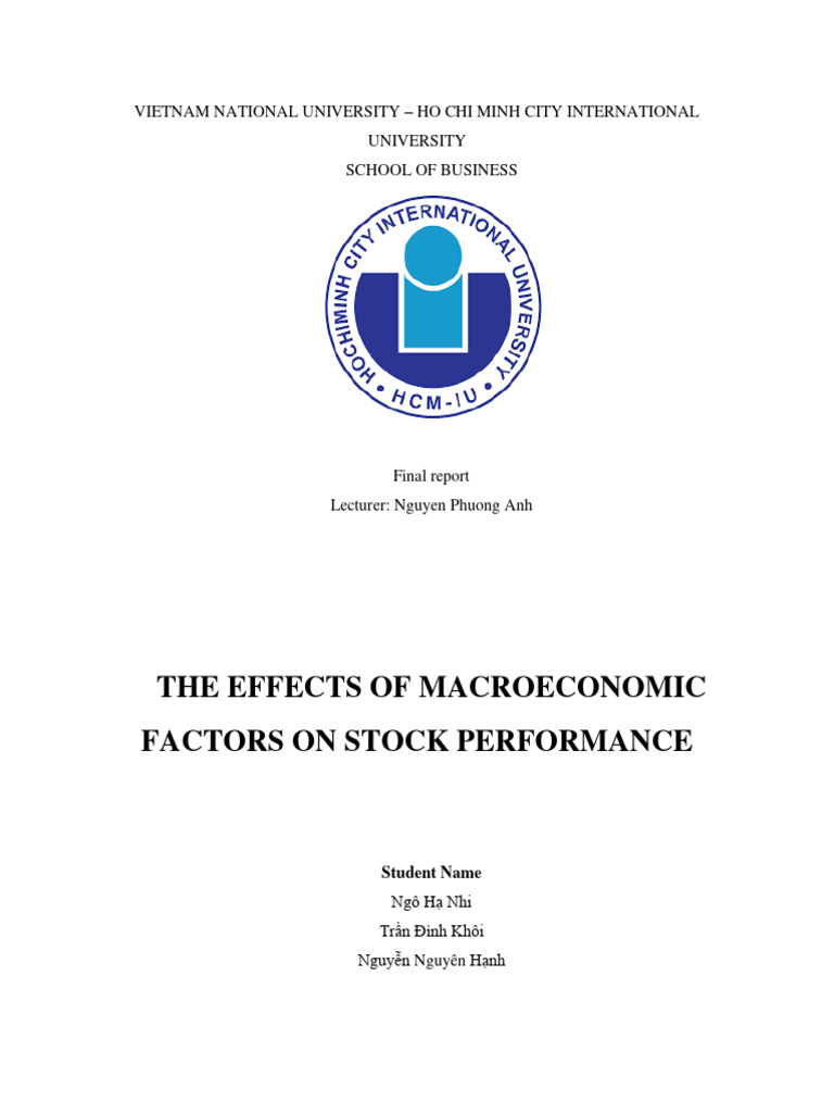 Econometrics Final Report Group 2 | PDF | Yield Curve | Macroeconomics