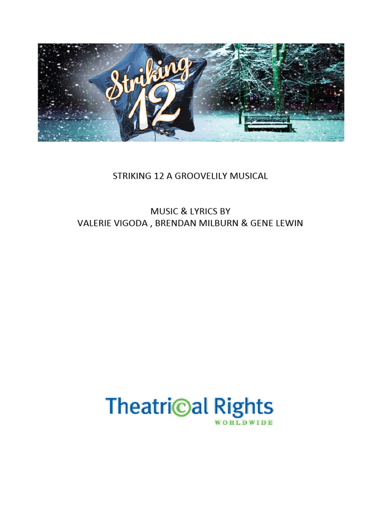 Striking 12 Score | PDF