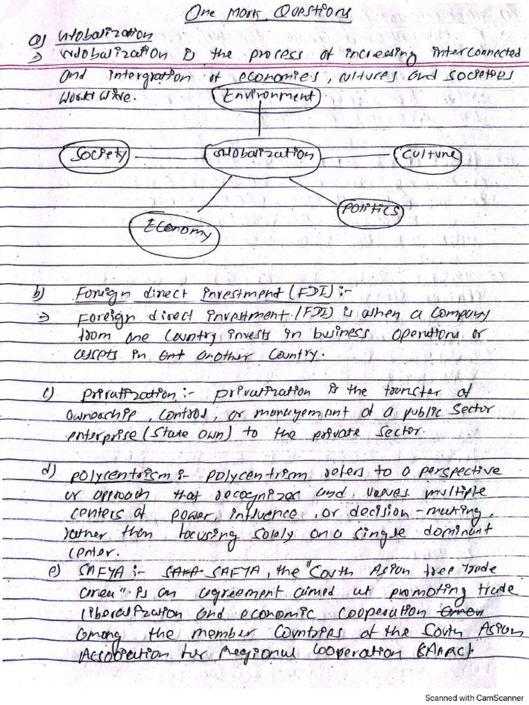 Internation Business 1 Marks Quest | PDF