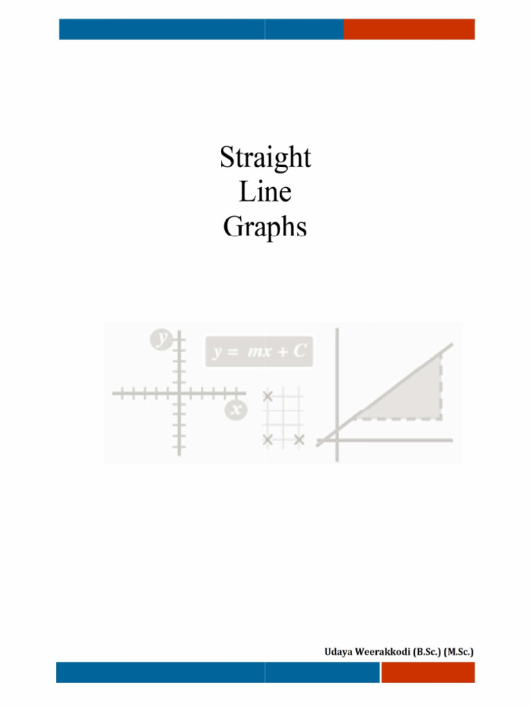 Straight Line Graphs 2023 IMG | PDF