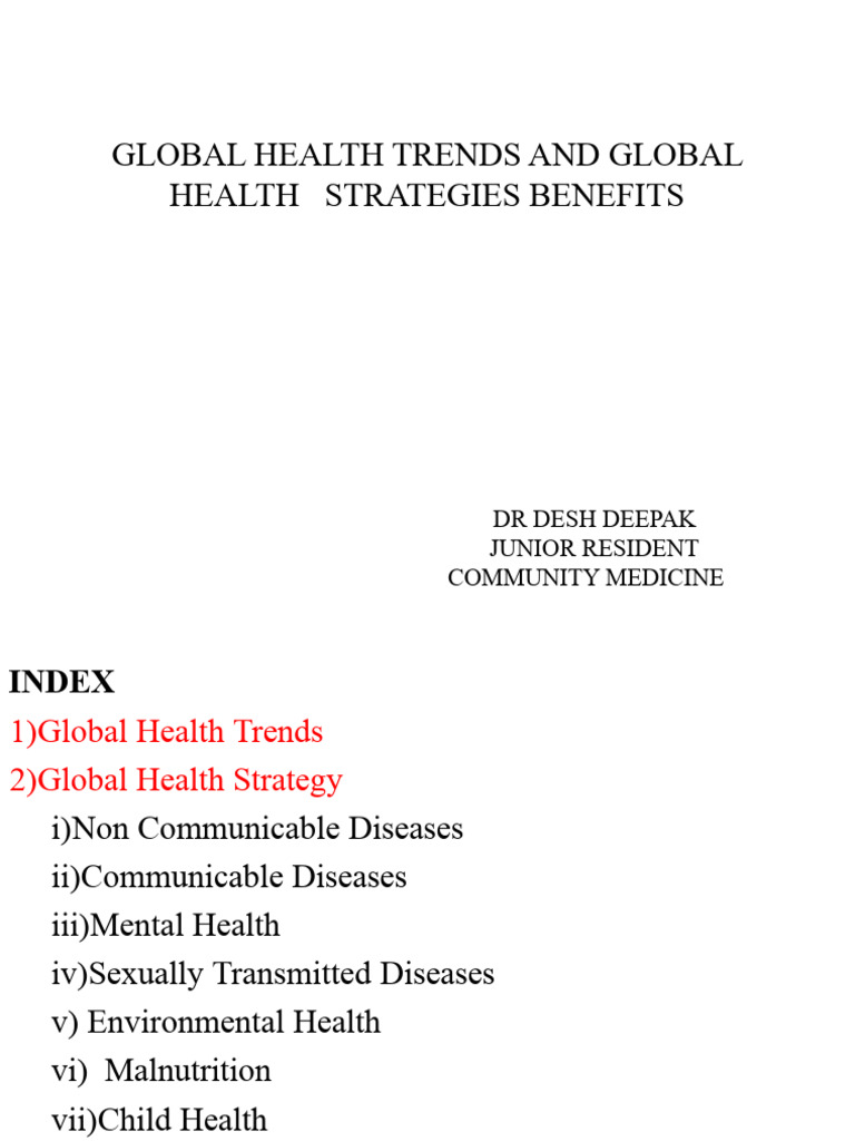 GLOBAL HEALTH TRENDS JUNE 13th 2024 2ND | PDF | Global Health | Non ...