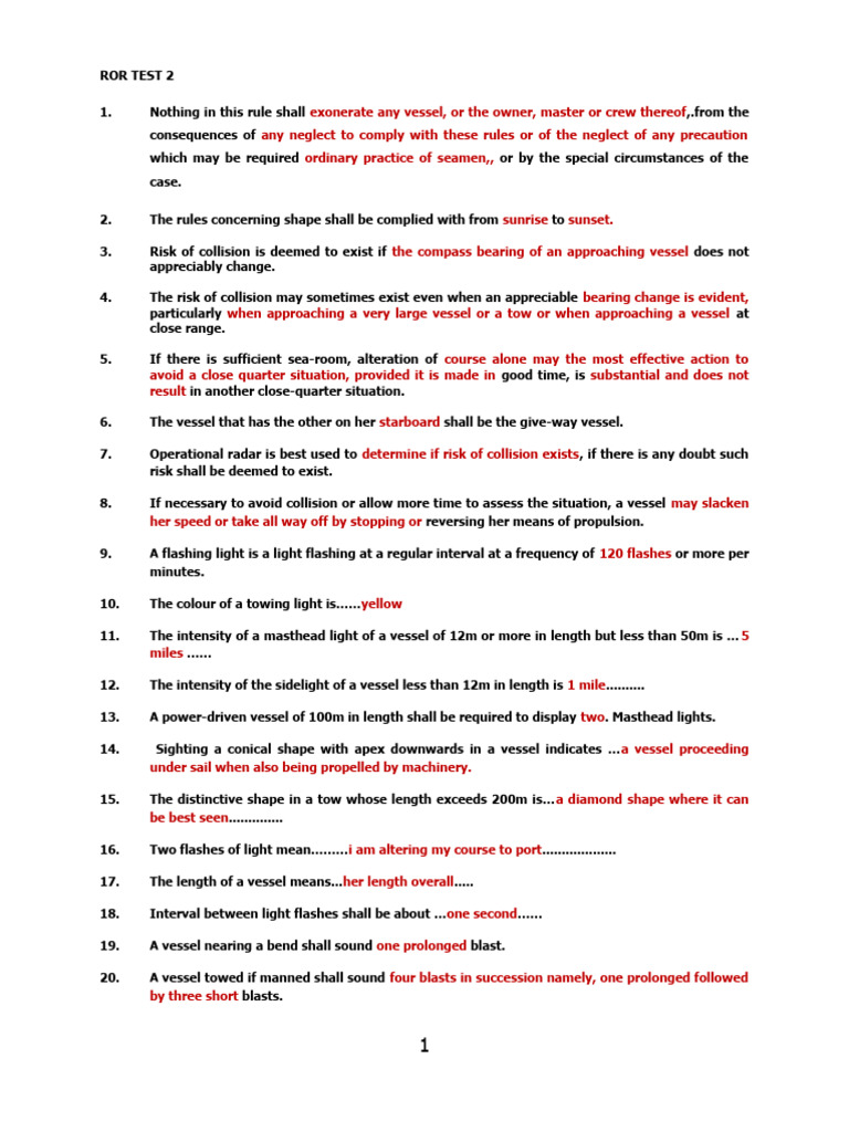 Ror 2 Q and A | PDF | Traffic | Trawling