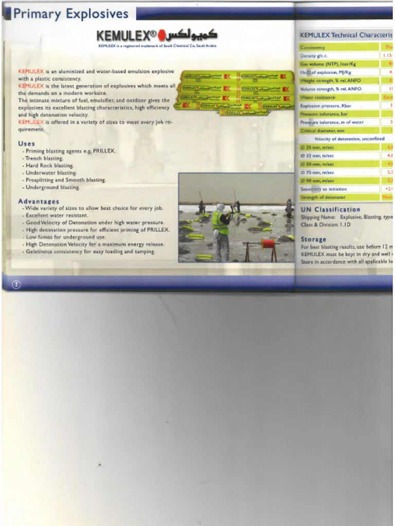 Kemulex®: Primary Explosives | PDF