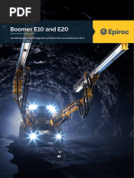 Simba E70s | PDF | Drill | Drilling