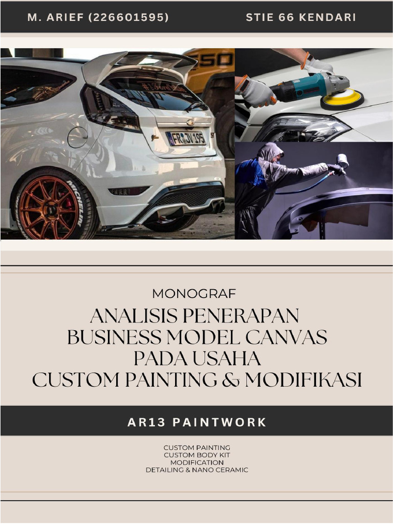 Analisis Penerapan BMC Pada Usaha Custom Painting Dan Modifikasi | PDF