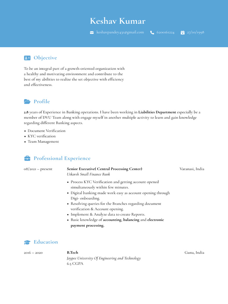 Keshav-Kumar-FlowCV-Resume-updated | Download Free PDF | Knowledge | Computing