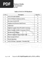 ICAN New Syllabus Summary - AAA | PDF | Audit | International Financial Reporting Standards