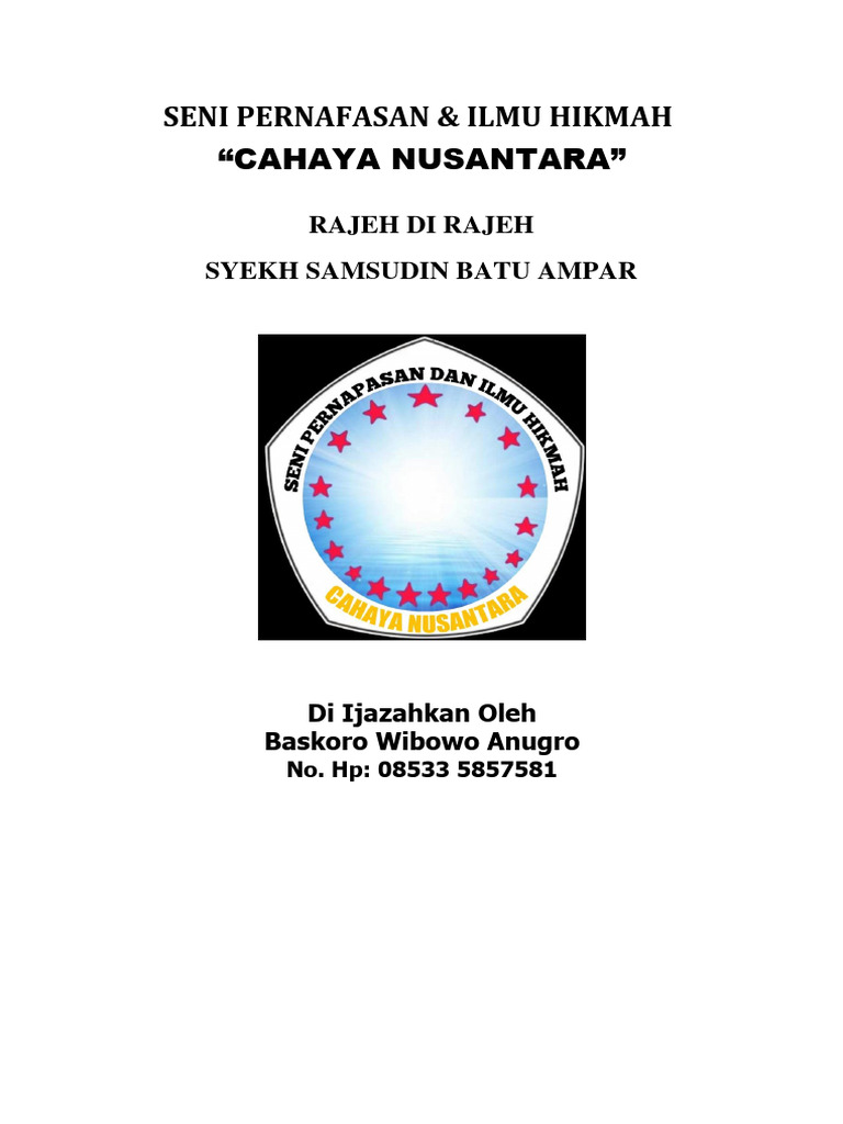 RDR Syekh Samdudin Batu Ampar | PDF