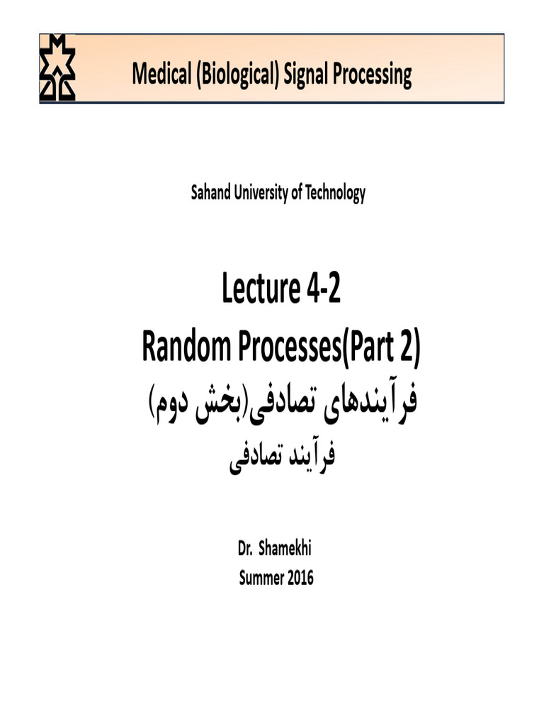 BSP 4-2 (Random Process) | PDF