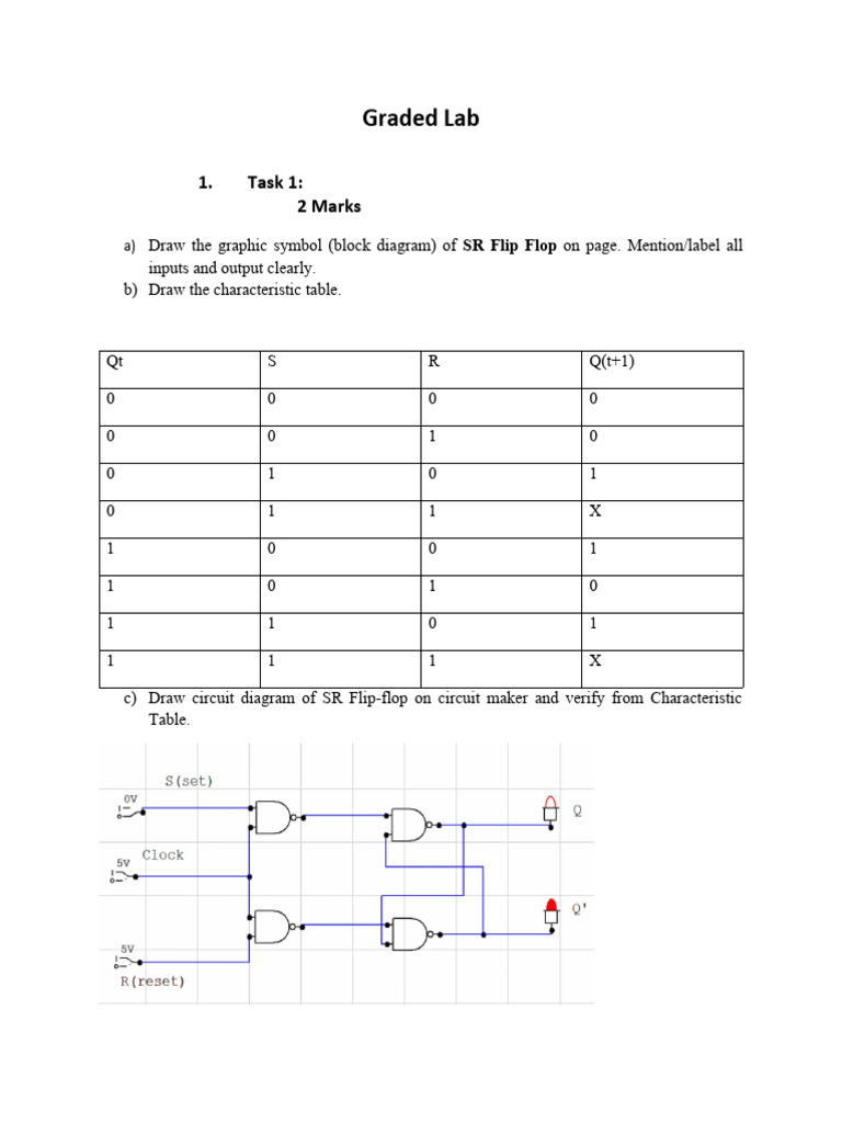 DLD Lab - 22 Jan 2024 | Download Free PDF | Electrical Circuits | Electronic Circuits