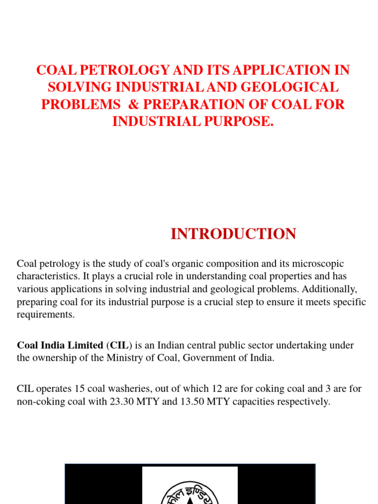 Coal For Industrial Purposes | PDF | Coal | Coke (Fuel)