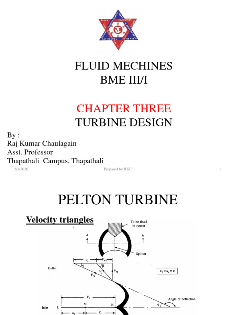 3.2 Turbine Design1 | PDF | Electric Generator | Turbine