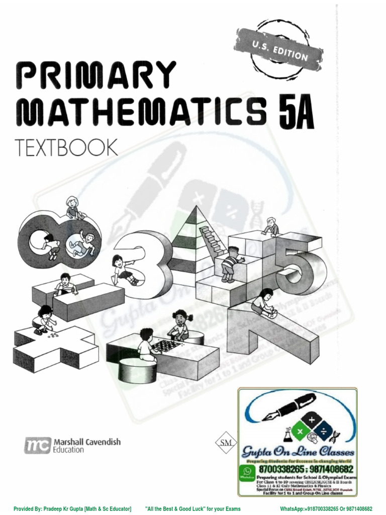 Singapore Math 5A Textbook - PK Gupta | PDF | Career & Growth