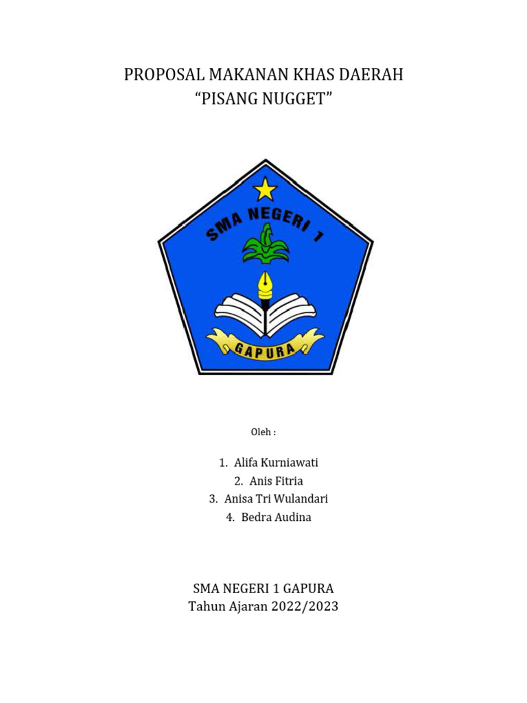 Contoh Proposal Perencanaan Usaha Makanan | PDF