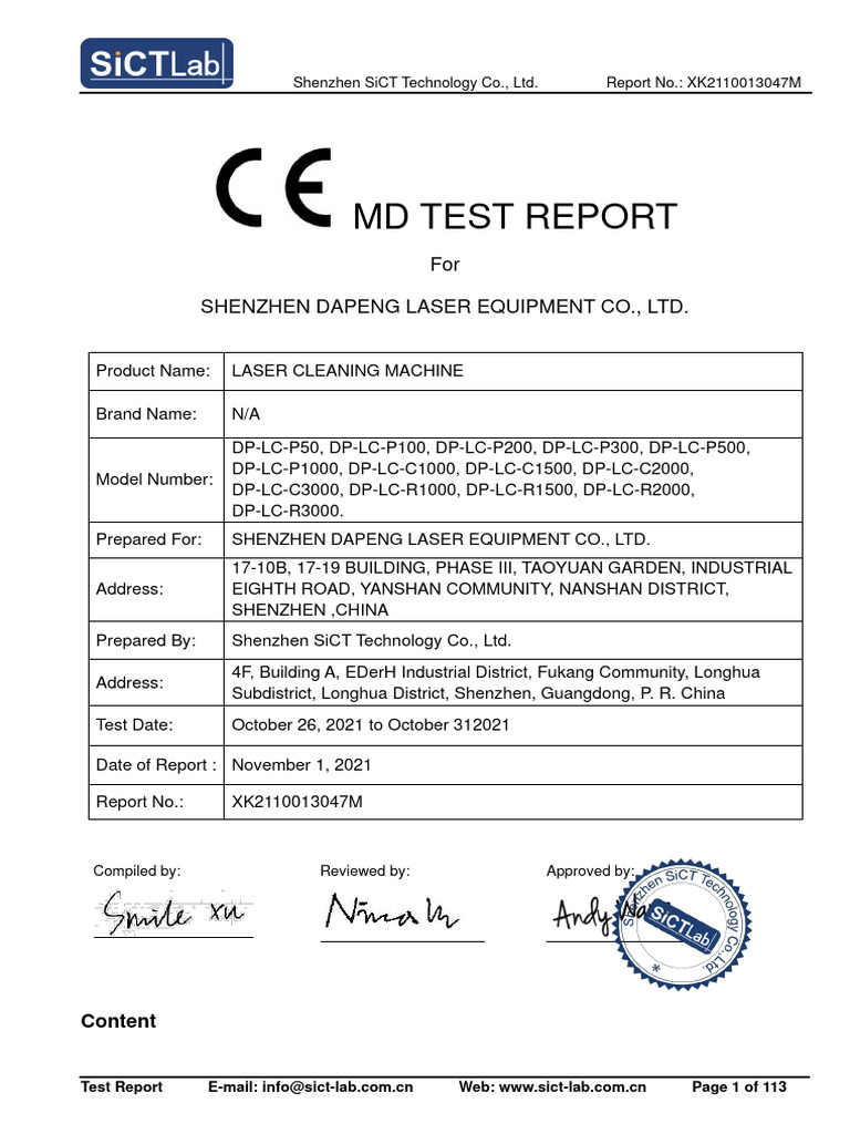 Laser Cleaning Machine en 60204 en Iso 12100 Report | PDF | Machines | Safety