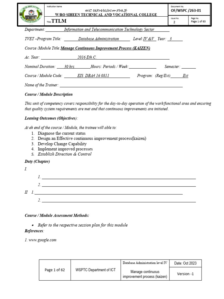 Mange Continune Edate 2016 | PDF | Lean Manufacturing | Histogram