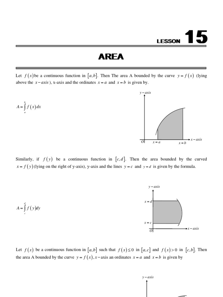 15 Area | Download Free PDF | Coordinate System | Area