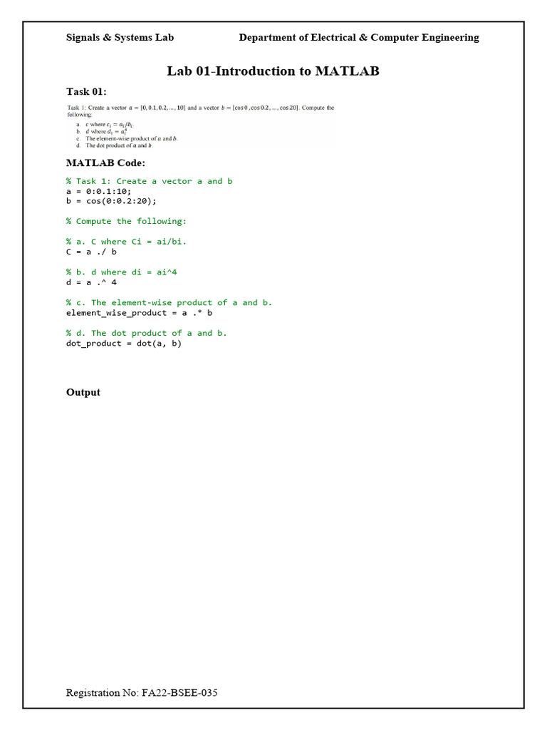 SNS Lab 1 | PDF | Matrix (Mathematics) | Eigenvalues And Eigenvectors