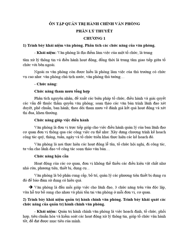 Cuối Kỳ HCVP | PDF