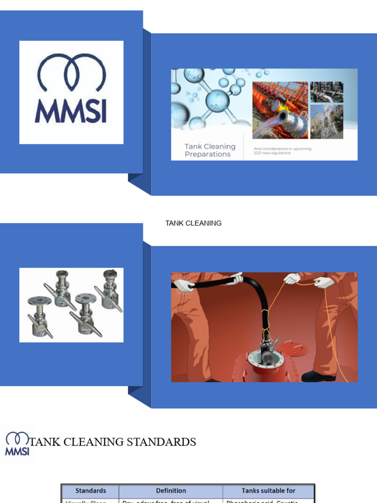 Tank Cleaning Chemicals Overview | PDF | Emulsion | Surfactant