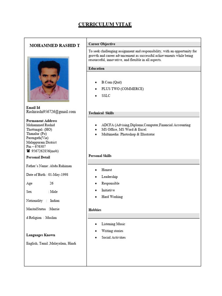 RESUME Boby Anil | PDF