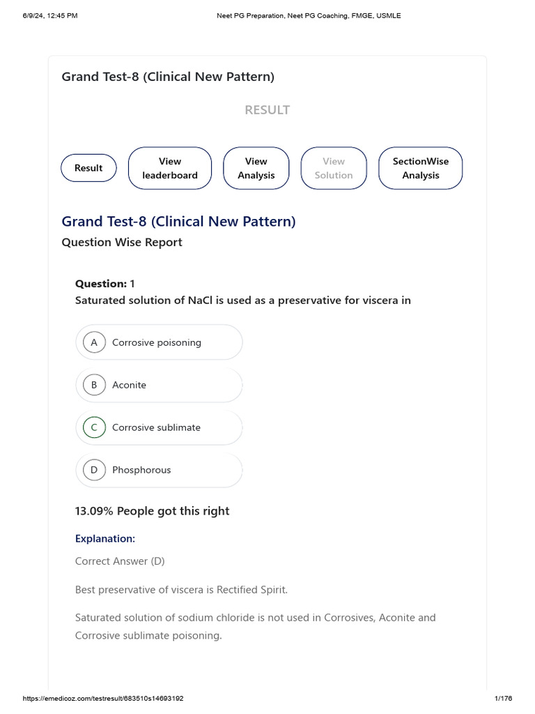 GT 8 | PDF | Medical Specialties | Clinical Medicine