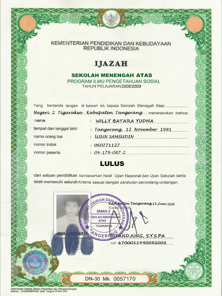 Ijazah 2 Raksa | PDF