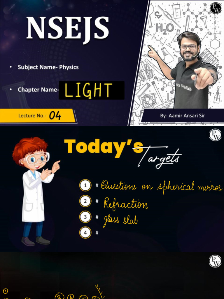 Light Lec-04 by Aamir Sir 13-08-2023 | PDF