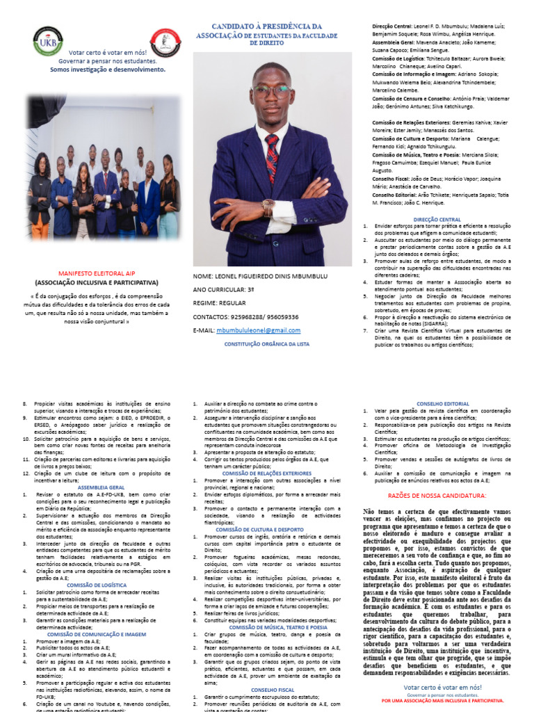 MANIFESTO ELEITORA AIP-2 Ap | PDF | Science