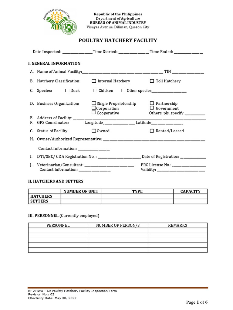 rf-ahwd-69-poultry-hatchery-facility-inspection-form | PDF