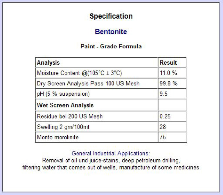 Bentonite | PDF