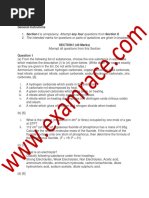 Model Paper - Model Question Paper - 1 - Selina Solutions Concise ...