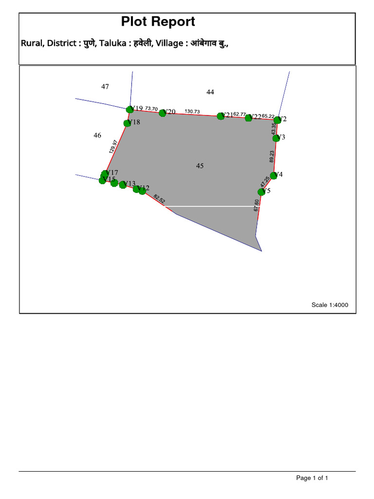 Plot Report Pune | PDF