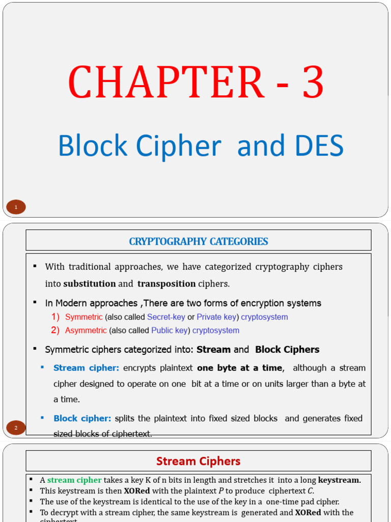 Chapter -3 Cryptography and Encryption Techniques | Download Free PDF | Cryptography | Cipher