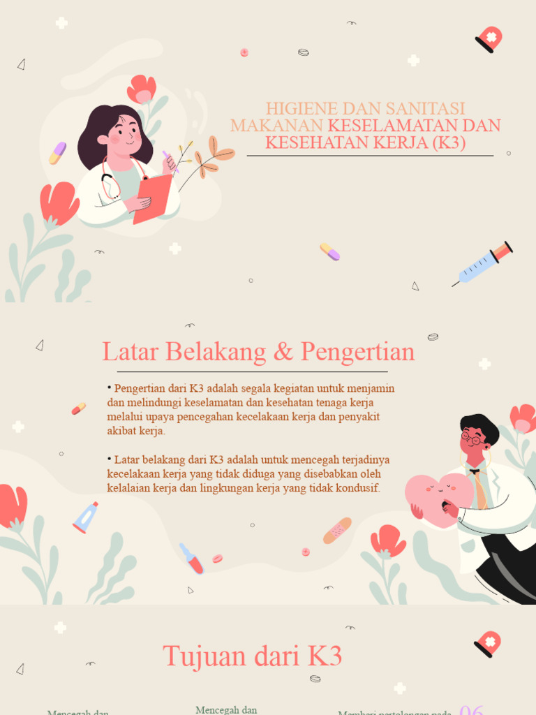 Higiene Dan Sanitasi Makanan Keselamatan Dan Kesehatan Kerja K3 Kls