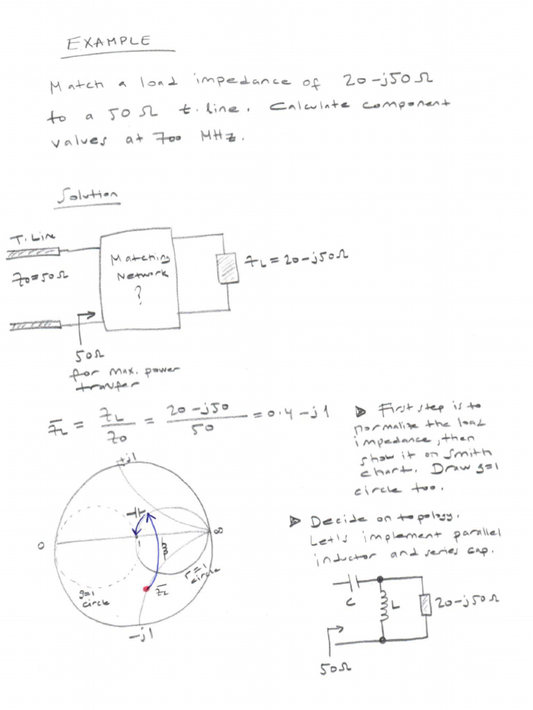 Impedance Matching Example | PDF