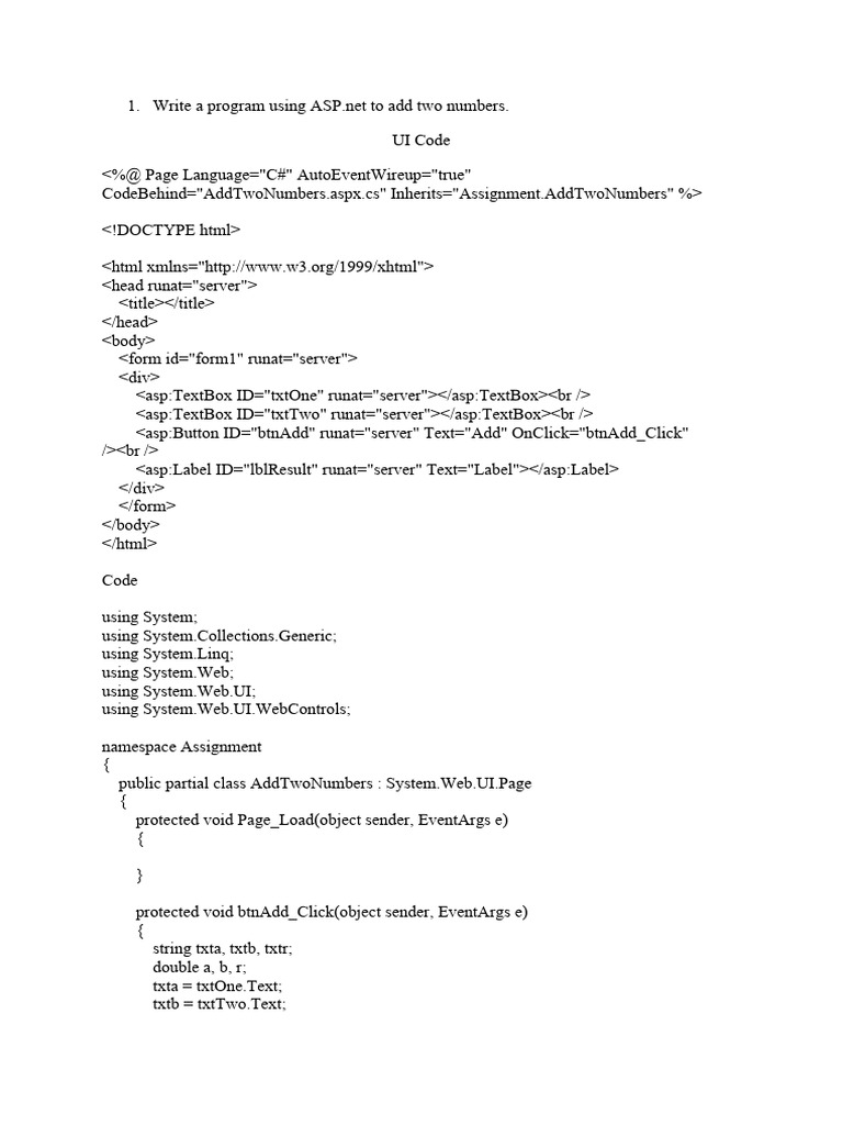 Assignment | PDF | Namespace | Software Development Assignment | PDF | Namespace | Software Development