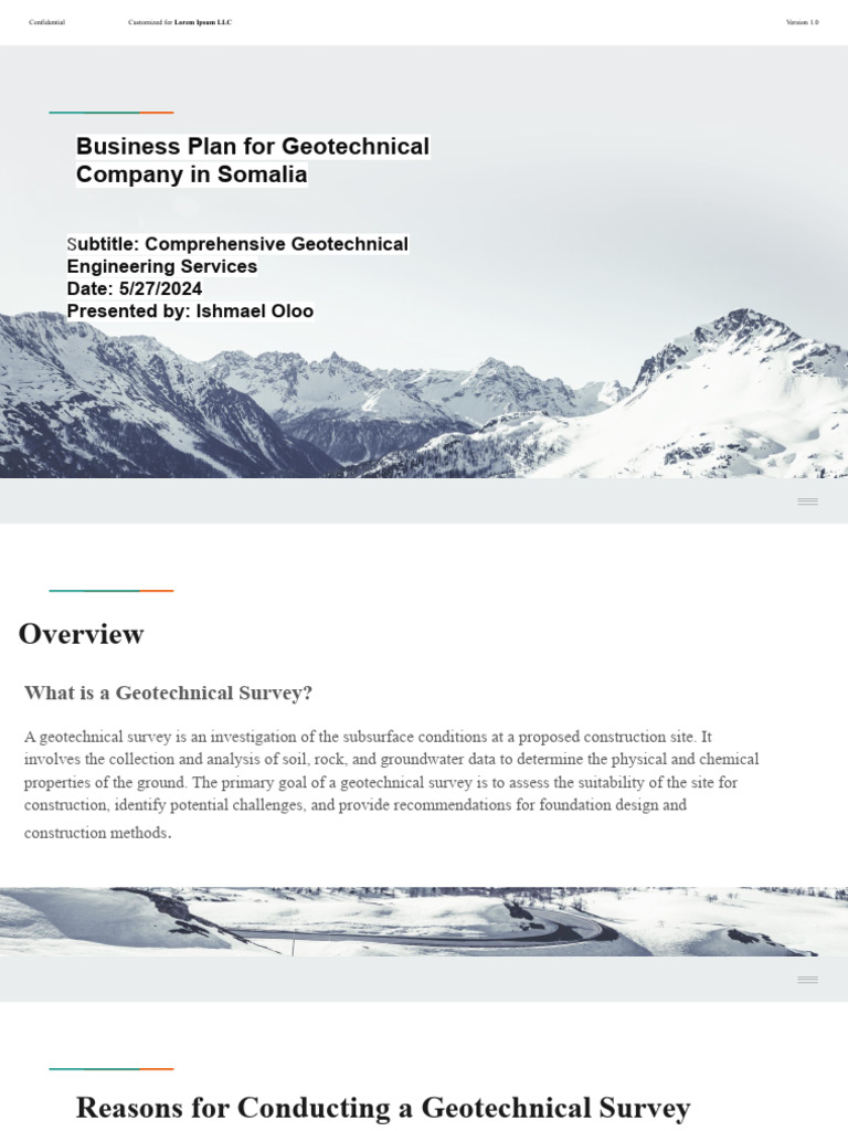 Consulting Proposal | PDF | Geotechnical Engineering | Geology