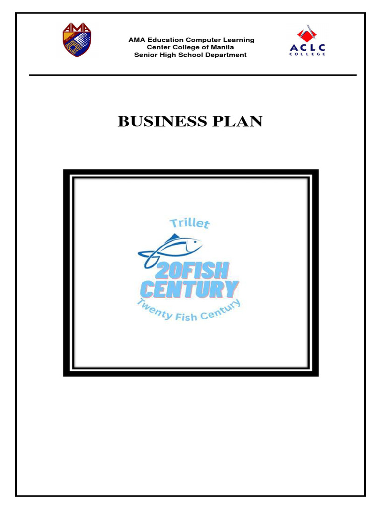 Affordable 20Fish Century Business Plan | PDF | Expense | Income Statement
