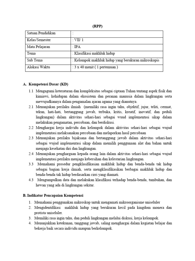 Klasifikasi Mikroorganisme Uniseluler | PDF | Karier & Perkembangan