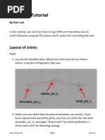Spline IK Rigging in Maya Tutorial | PDF | Technology & Engineering