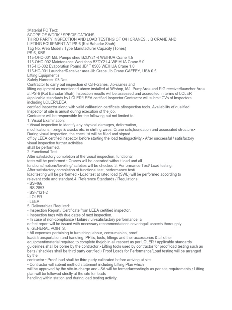Material PO Text | PDF | Employment