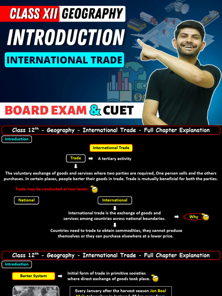 Class 12th International Trade - 231218 - 194612 | PDF | Port | World ...