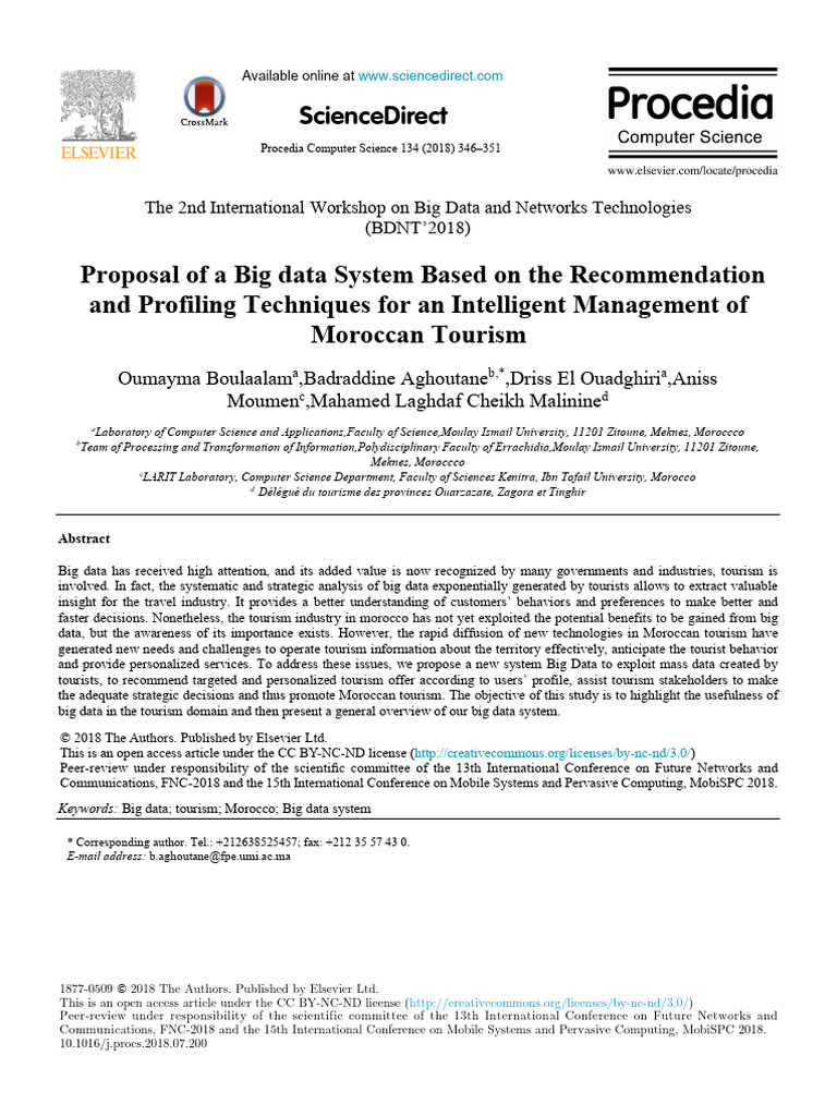 Proposal of A Big Data System Based On The Recomme | PDF | Big Data ...