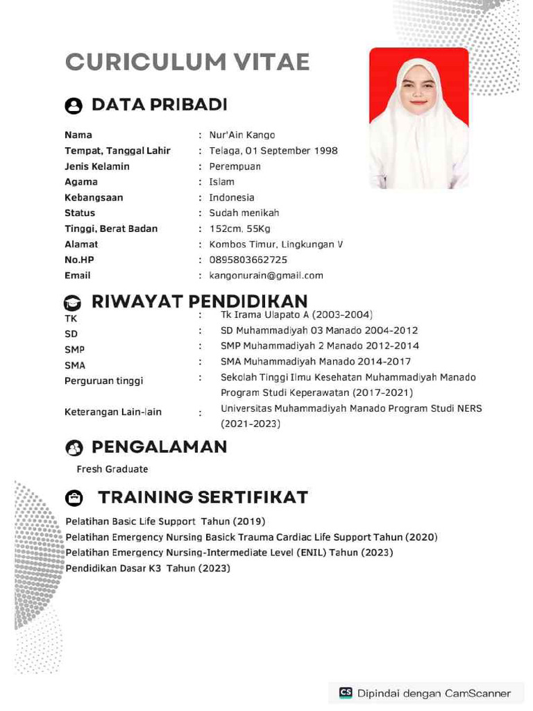CV NUR'AIN KANGO - 11zon | PDF