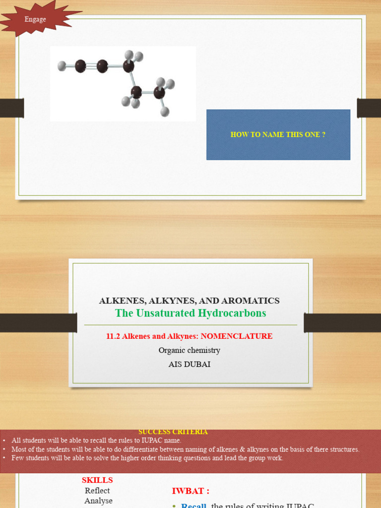 Organic Nomenclature Guide | PDF | Alkene | Chemistry