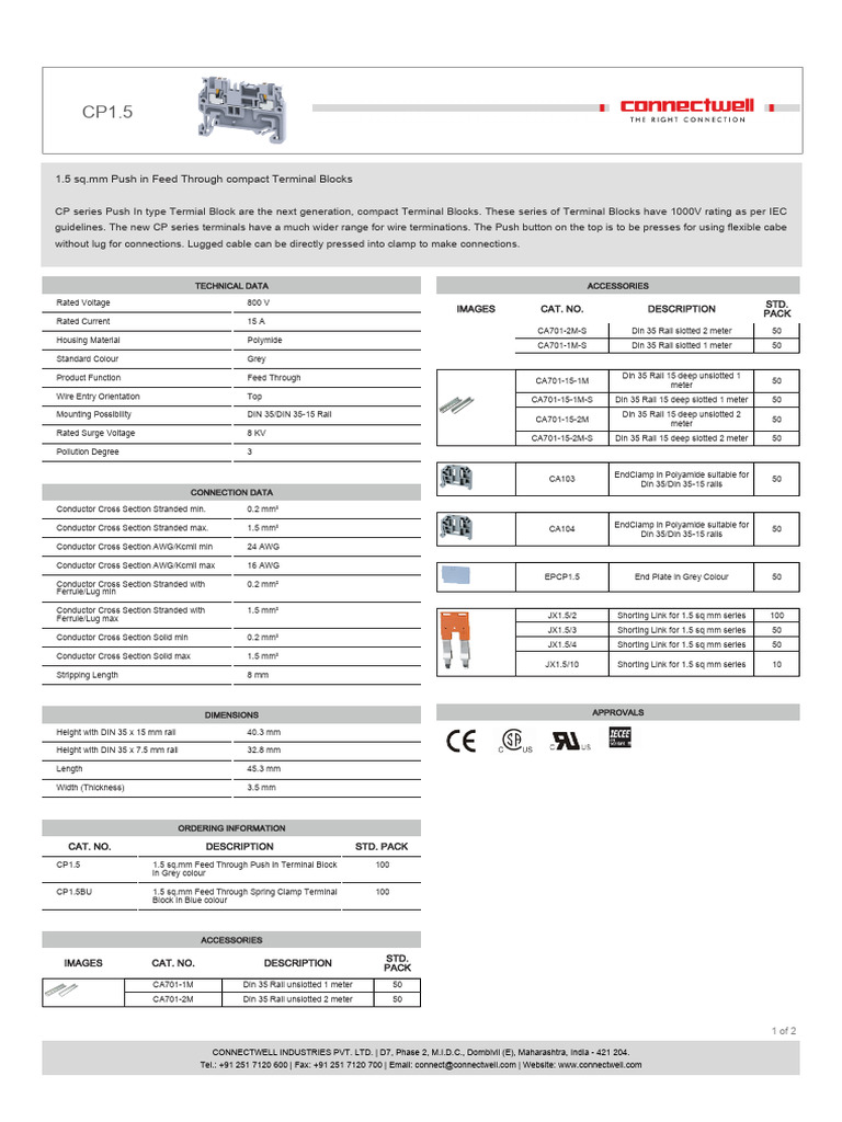 CP1 5 | PDF | Electrical Components | Electricity