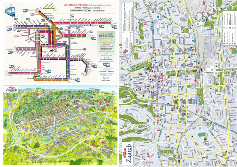 Zagreb Map | PDF