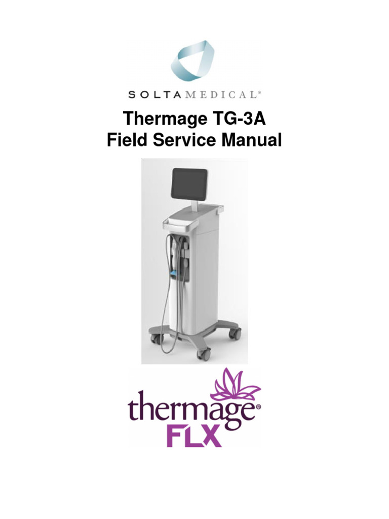 P008744-01C - Thermage TG-3A Field Service Manual | PDF | Electrical ...