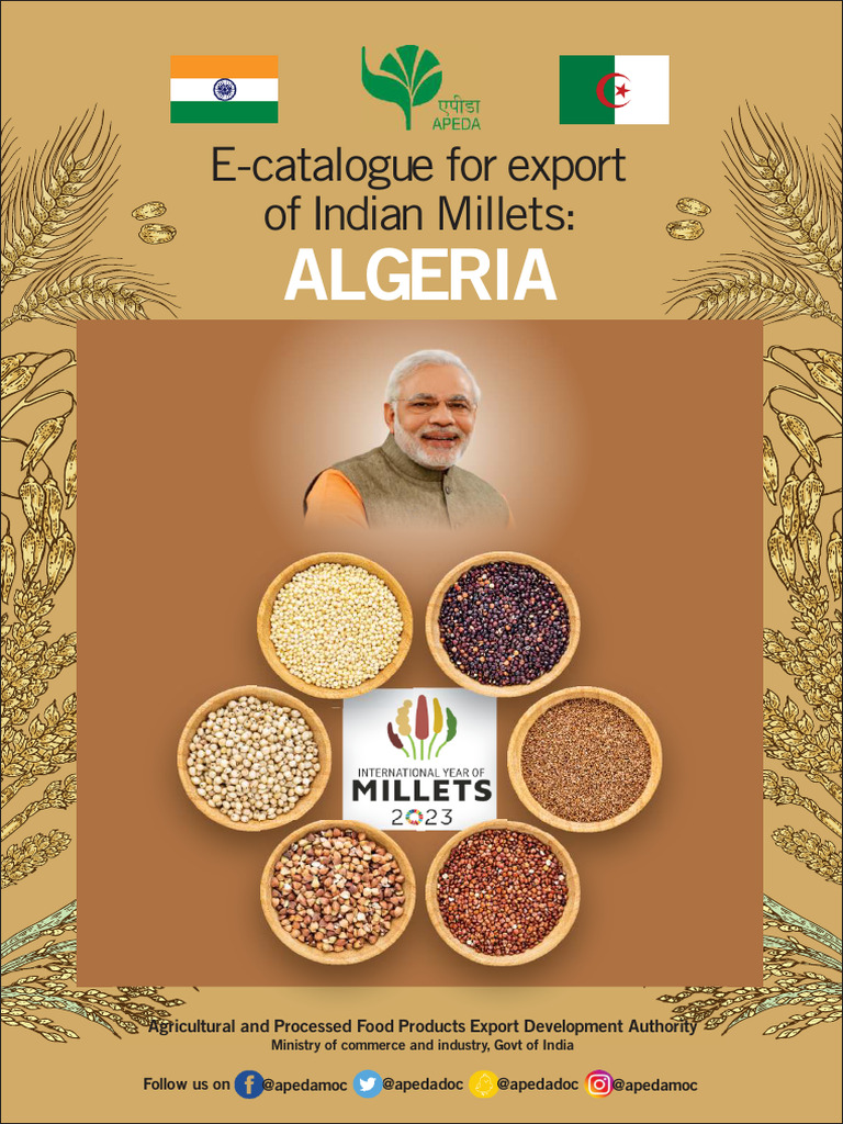 Algeria APEDA Millets Catalogue | PDF | Flour | Cereals